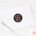 Get Pumped About Heart Health Classic Round Sticker | Zazzle