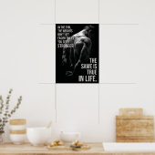 Get Stronger - Gym and Life Motivational Poster | Zazzle