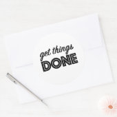 Get Things Done! Sticker | Zazzle