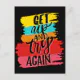 Get UP and try again motivational Postcard | Zazzle