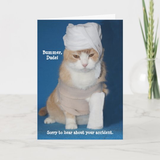 Get Well Accident/Broken Arm Card | Zazzle.com