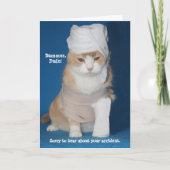 Get Well Accident/Broken Arm Card | Zazzle