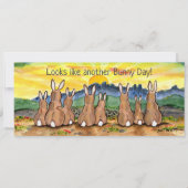 Get Well Bunny Rabbit Sunrise Scene Yellow Cute Card | Zazzle