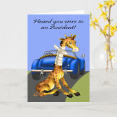 Get Well, Car Accident Card | Zazzle