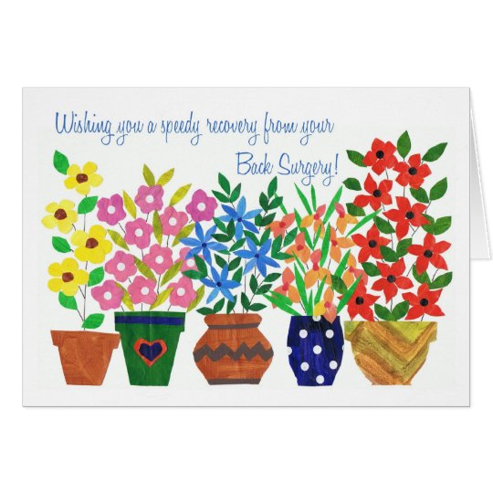 Get Well Card - Back Surgery | Zazzle.com