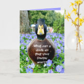 Get well card funny duck | Zazzle