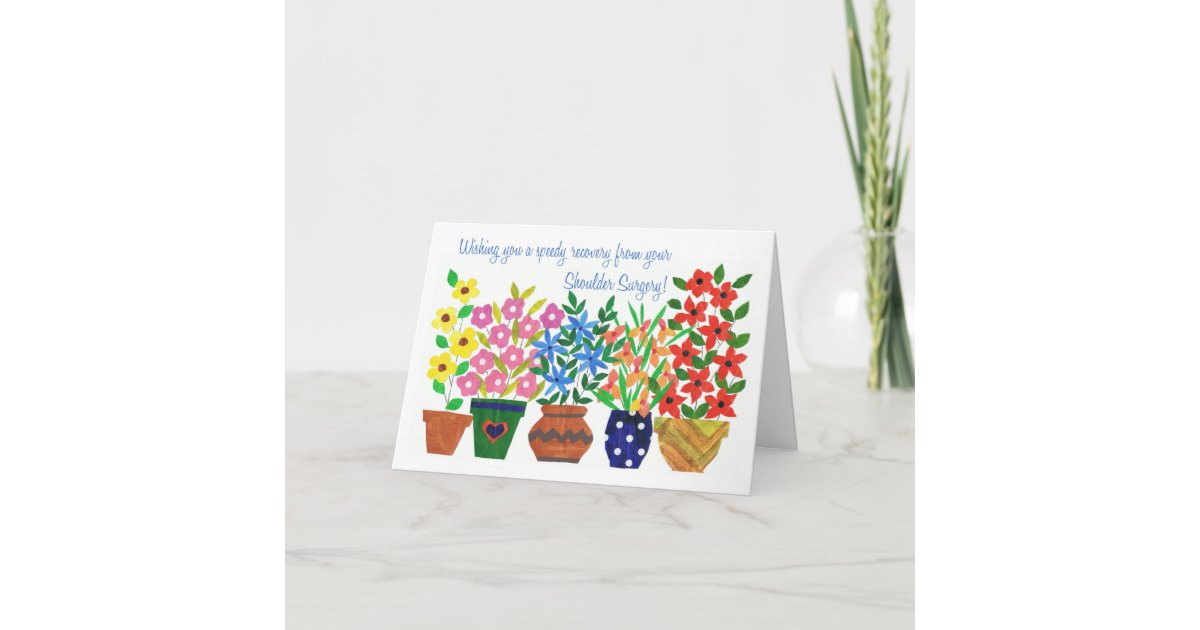 Get Well Card - Shoulder Surgery | Zazzle.com