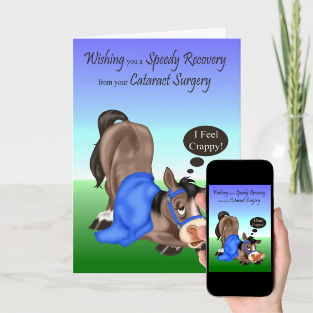 Get Well, Cataract Surgery greeting card | Zazzle