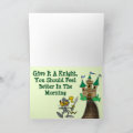 "Get Well" Dragon and Castle Card | Zazzle