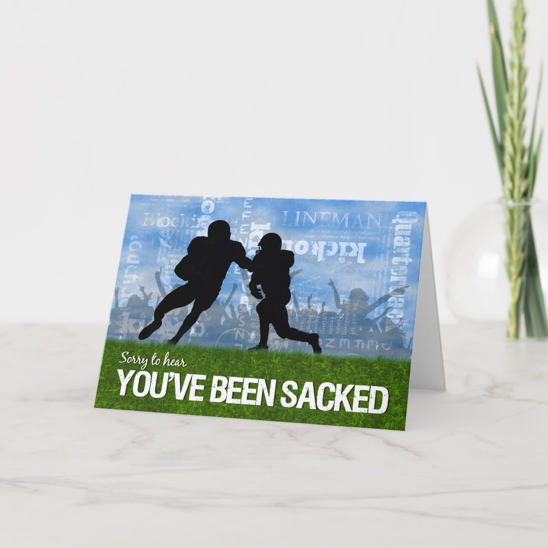 Get Well Football Theme - Players on the Field Card | Zazzle