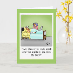Get Well Humor Greeting Card | Zazzle