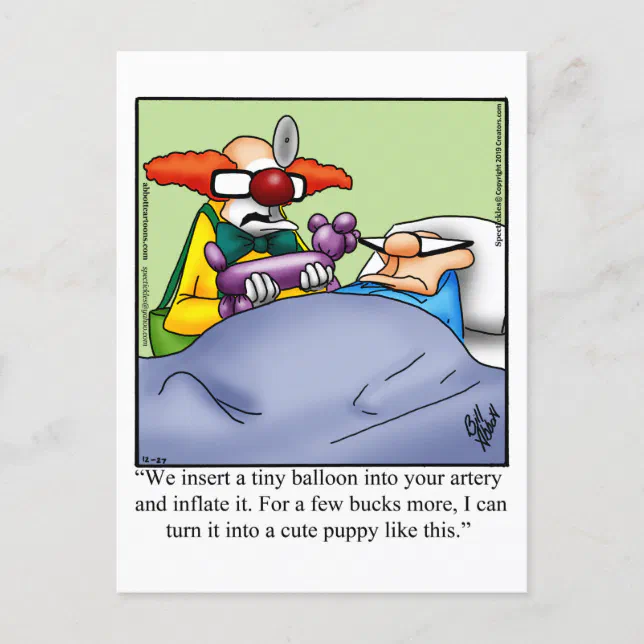 Get Well Humor Postcard | Zazzle
