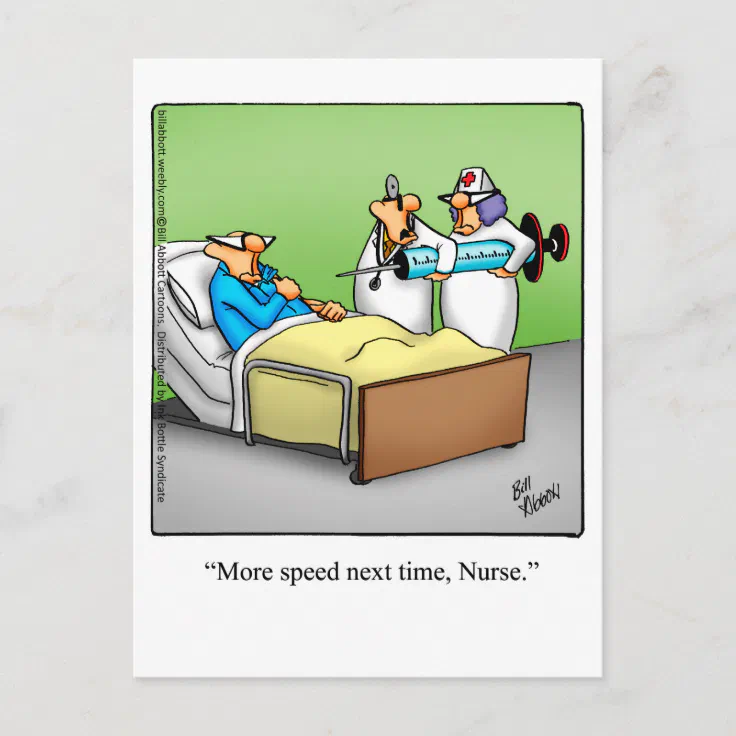 Get Well Humor Postcard | Zazzle