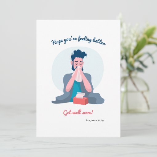 Get Well Male Greeting Card | Zazzle