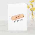 Get Well Soon 'Band-aid Card | Zazzle
