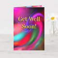 Get Well Soon Card - Fireworks Design | Zazzle