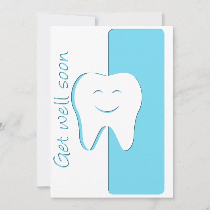 Get well soon - Dentist Card | Zazzle