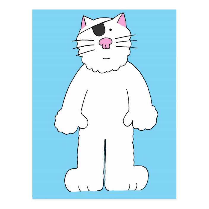 Get Well Soon, Eye Surgery Cartoon Cat. Postcard | Zazzle.com
