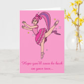 Get Well Soon from Dance Team or Dance Class Card | Zazzle