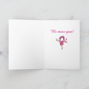 Get Well Soon from Dance Team or Dance Class Card | Zazzle