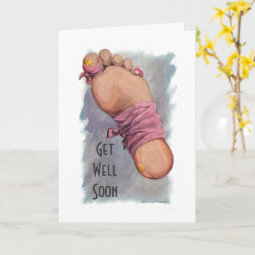 Get Well Soon from Surgery - Injury Card | Zazzle