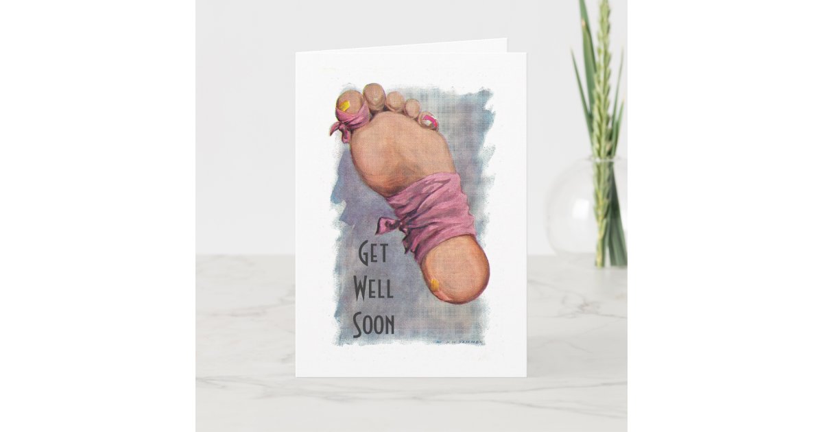Get Well Soon from Surgery - Injury Card | Zazzle