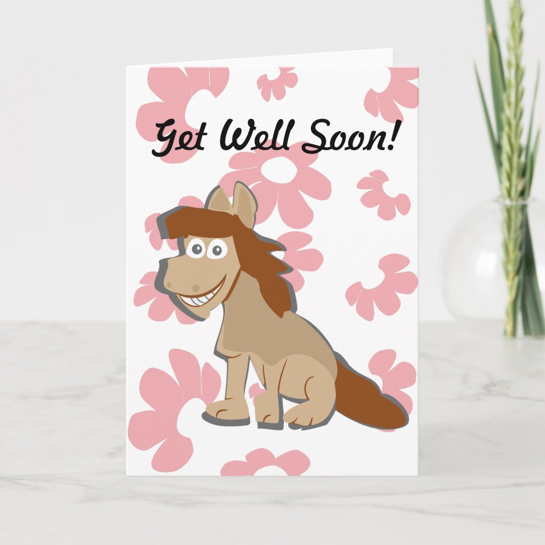 Get Well soon greeting card for kids | Zazzle