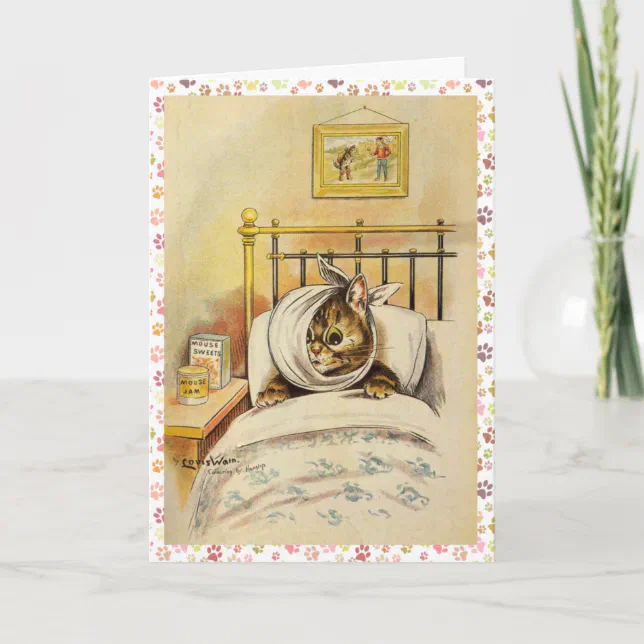 Get Well Soon Kitty Card | Zazzle