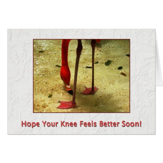 Get Well Soon Knee Surgery Card | Zazzle.com