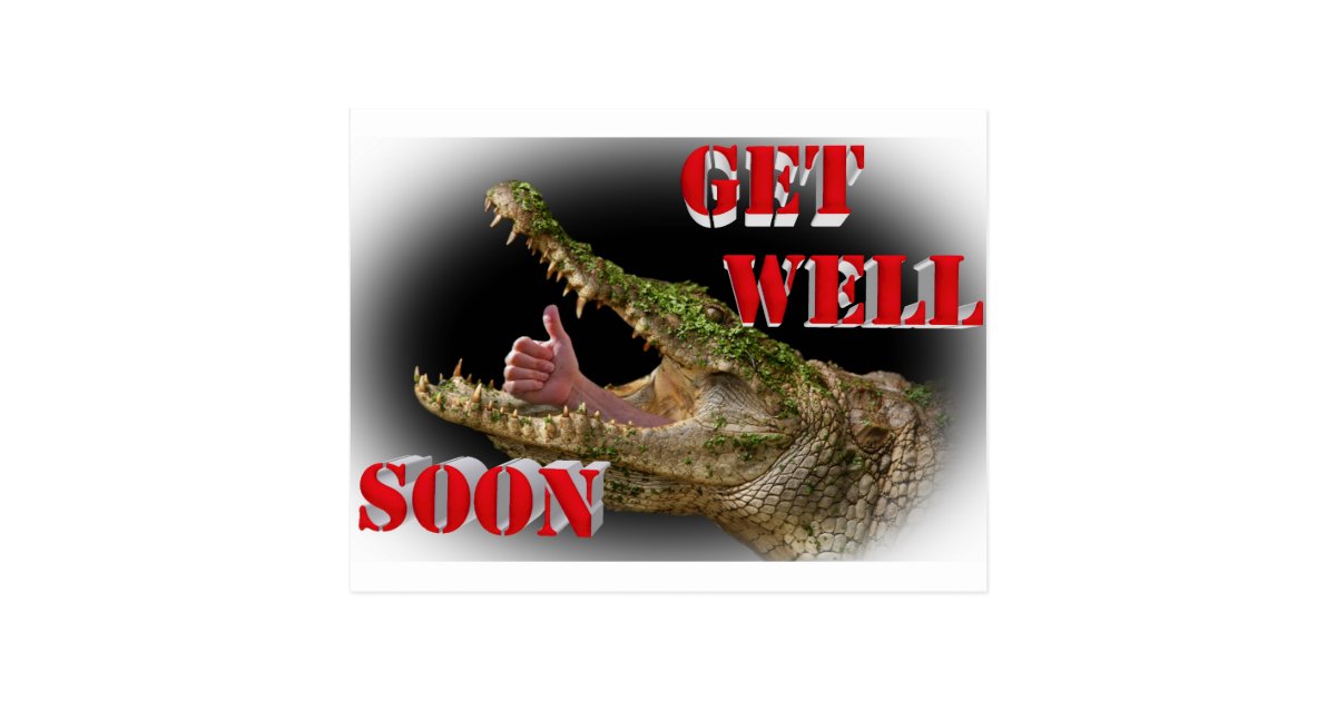 get well soon postcard | Zazzle.com
