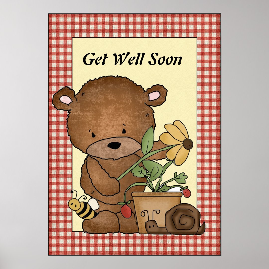 Get Well Soon Poster | Zazzle