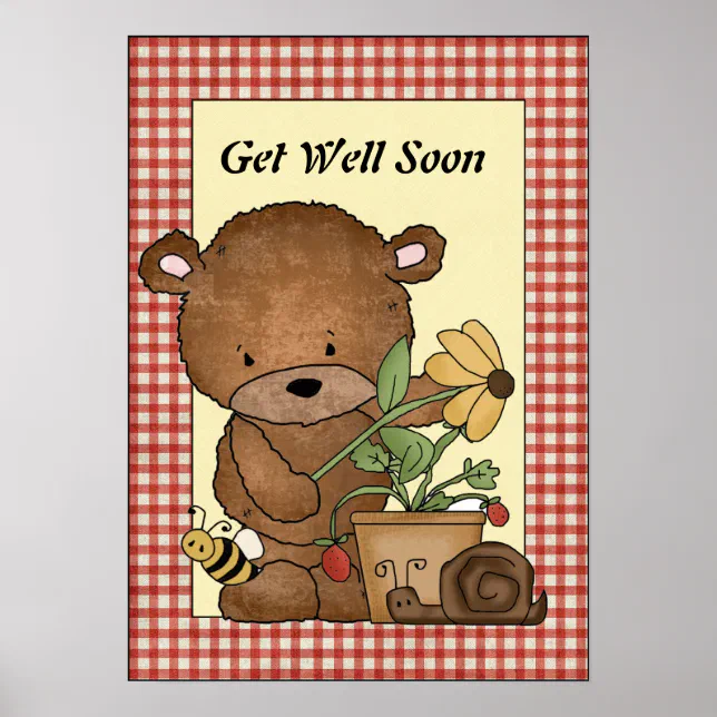 Get Well Soon Poster | Zazzle