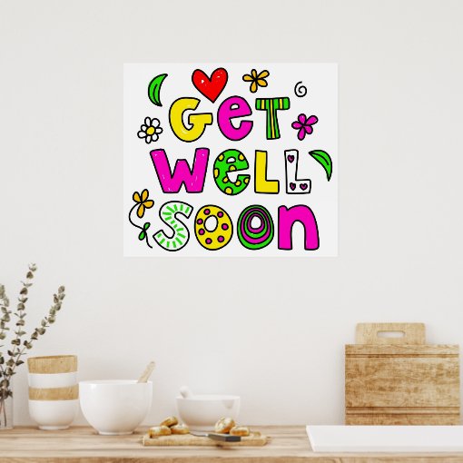 Get Well Soon Poster | Zazzle