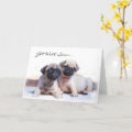 Get Well Soon Pug puppies greeting card | Zazzle