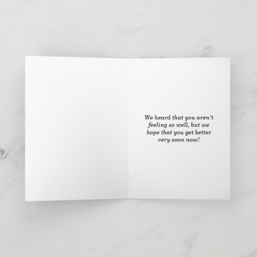 Get Well Soon + Red, White & Green Striped Pattern Holiday Card | Zazzle