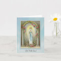 Get Well Soon Religious Prayer Virgin Mary Card | Zazzle