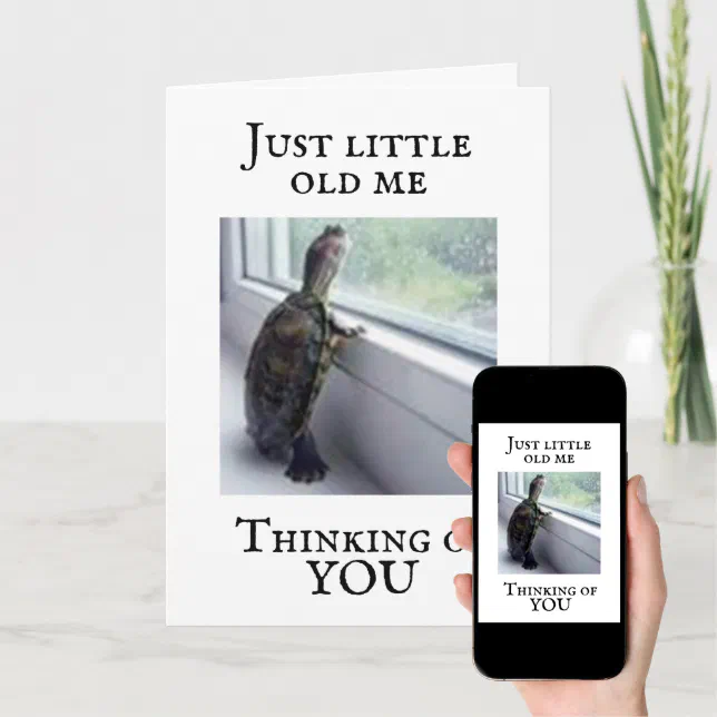 GET "WELL" SOON SAYS TURTLE CARD | Zazzle