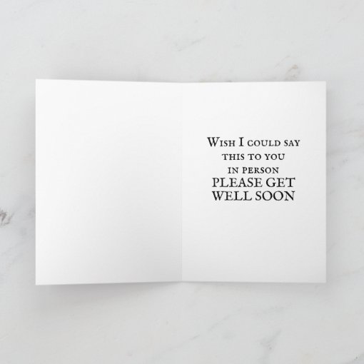 GET "WELL" SOON SAYS TURTLE CARD | Zazzle