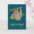 Get Well Soon Sloth Card | Zazzle