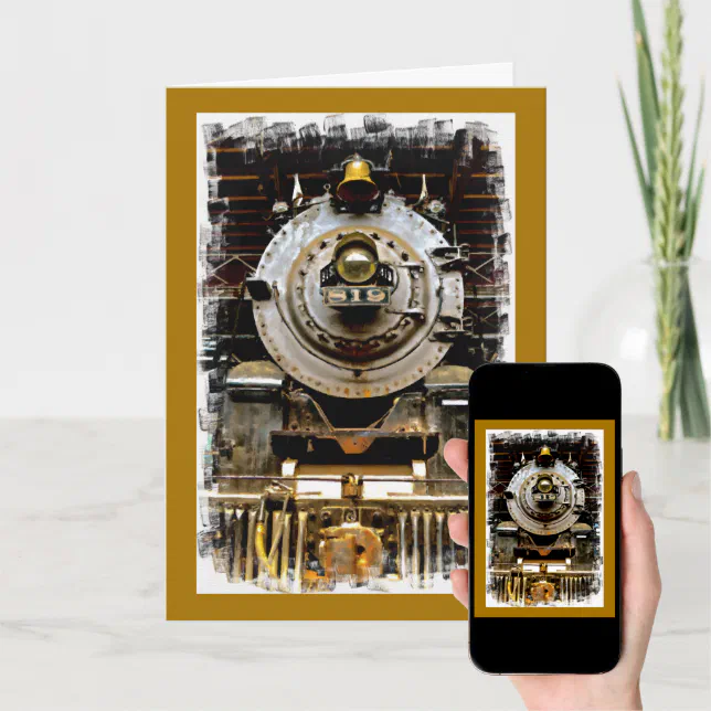 Get Well Vintage Train Card | Zazzle