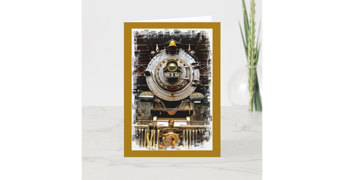 Get Well Vintage Train Card | Zazzle