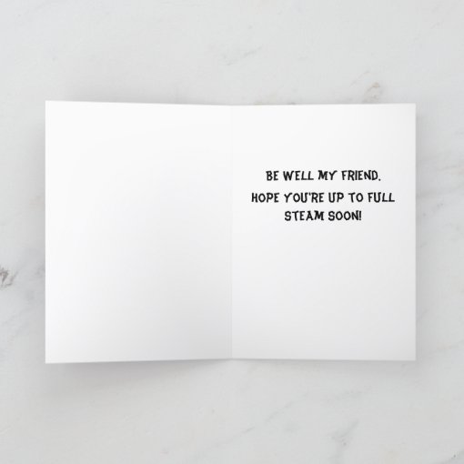 Get Well Vintage Train Card | Zazzle