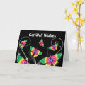Get Well Wishes Butterflies Card | Zazzle
