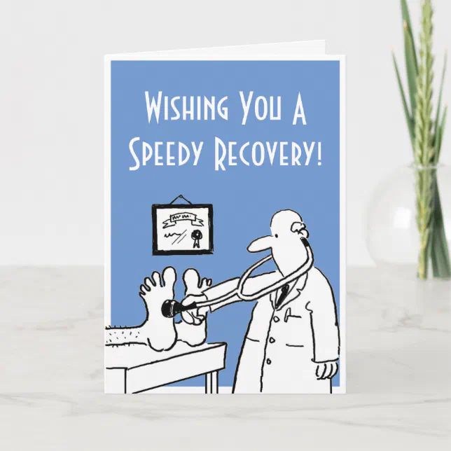 Get Well Wishing a Speedy Recovery Card | Zazzle