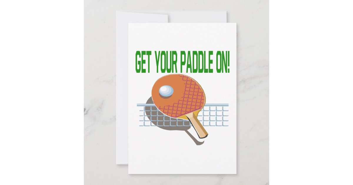 Get Your Paddle On Invitation | Zazzle