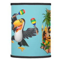 GETTIN' FREAKY AT THE TIKI LAMP SHADE | Zazzle