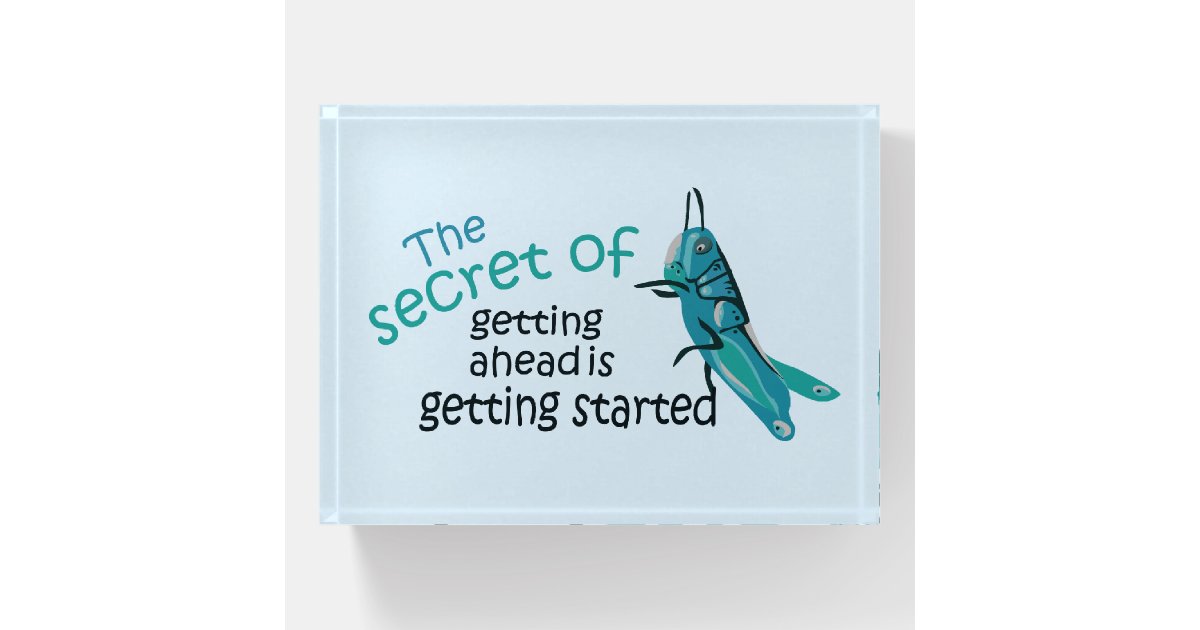 Getting Ahead Inspirational Motivational Paperweight | Zazzle Getting Ahead Inspirational Motivational Paperweight | Zazzle