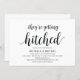 Getting hitched Bridal shower Invitation cards | Zazzle