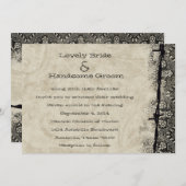 Getting Hitched Old Country Wedding Invitation | Zazzle