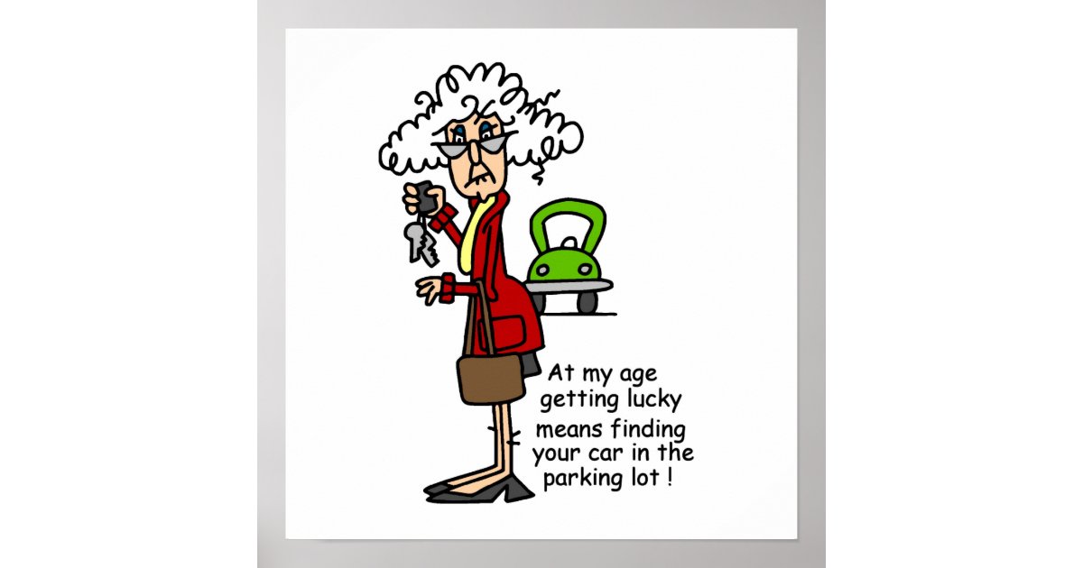 Getting Lucky Humor Poster | Zazzle